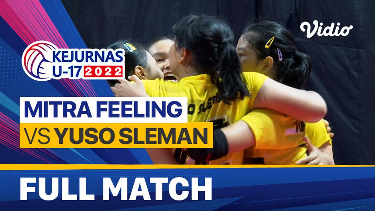 Full Match | Putri: Mitra Feeling My Skin Grobogan vs Yuso Sleman | Kejurnas Bola Voli Antarklub ...