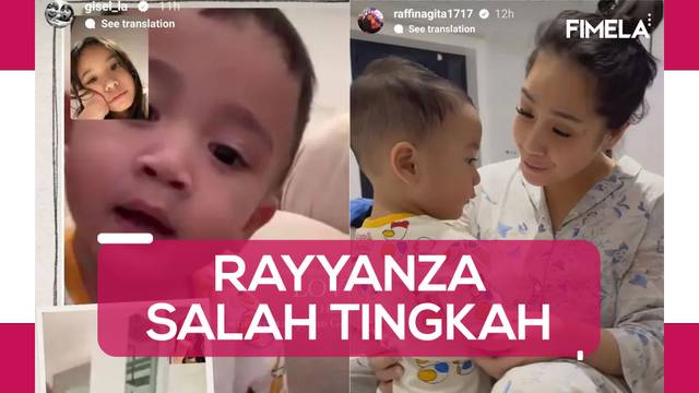 Keseruan Rayyanza yang Salah Tingkah di Depan Gempi, Bikin Nagita Slavina Terbahak | Enamplus