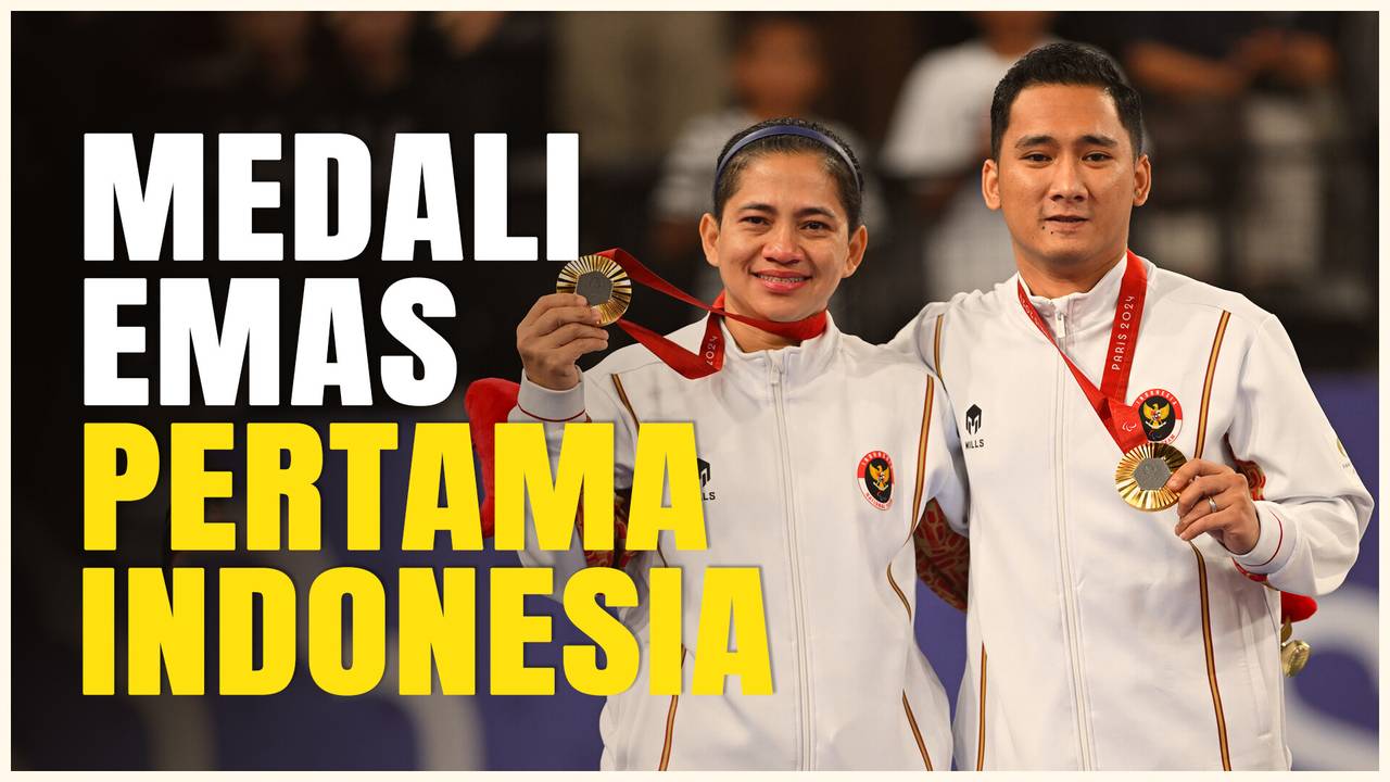 Pasangan Hikmat Ramdani-Leani Ratri Oktila Sumbang Medali Emas Pertama Indonesia di Paralimpiade ...
