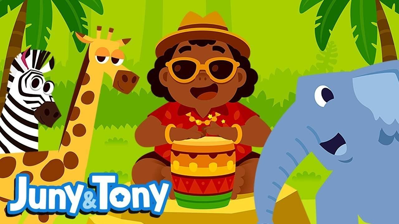JunyTony - Lagu Tentang Hewan - Konga Afrika (2022) | Vidio