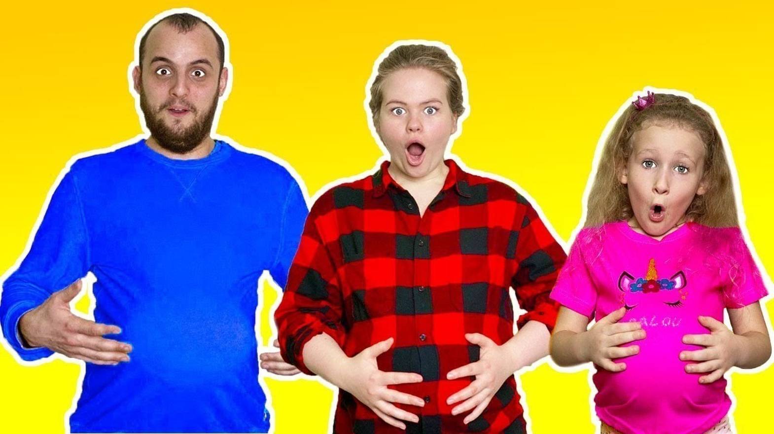 Anuta and story about large abdomen | Anuta Kids Channel | Vidio