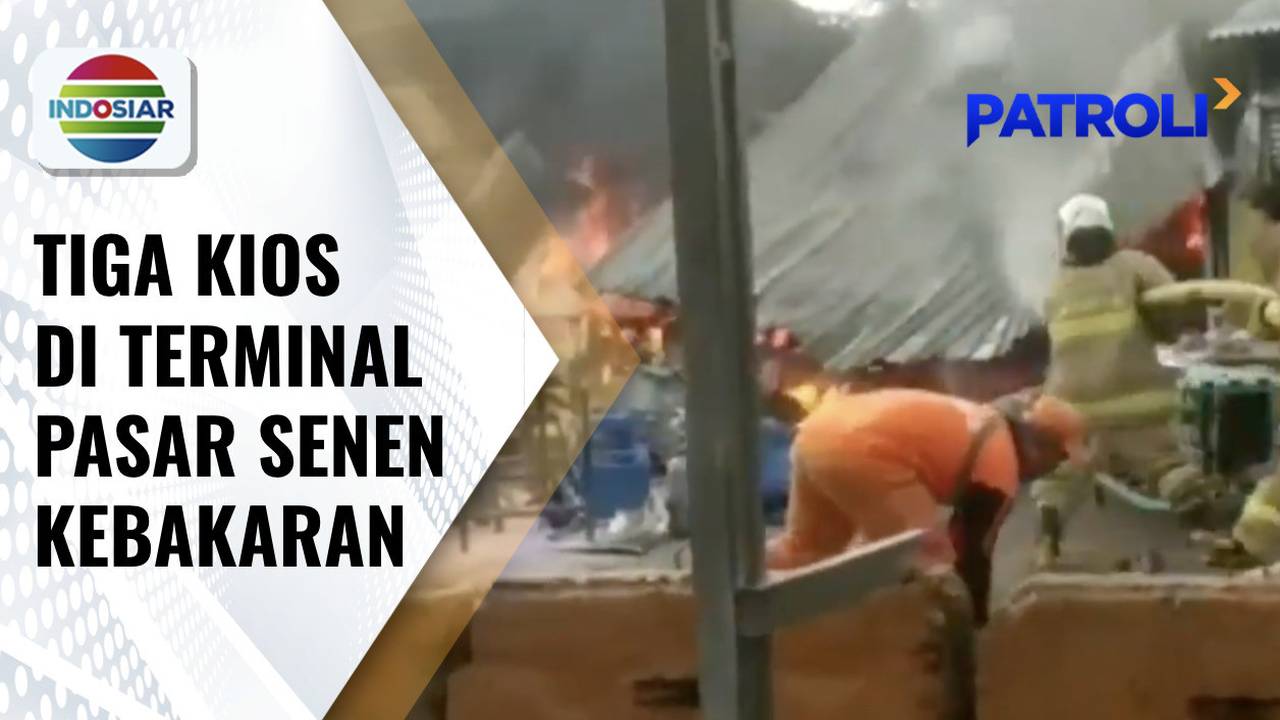 Tinggalkan Kios Saat Memasak, Tiga Kios di Terminal Pasar Senen ...