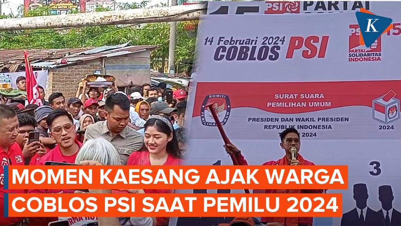 Kaesang Ajak Warga Coblos PSI: Partai Warna Merah yang Ketumnya Muda ...