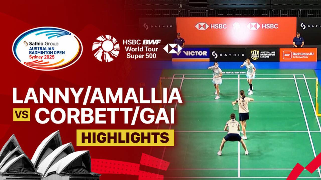 Lanny Tria Mayasari/Amallia Cahaya Pratiwi (INA) vs Francesca Corbett ...