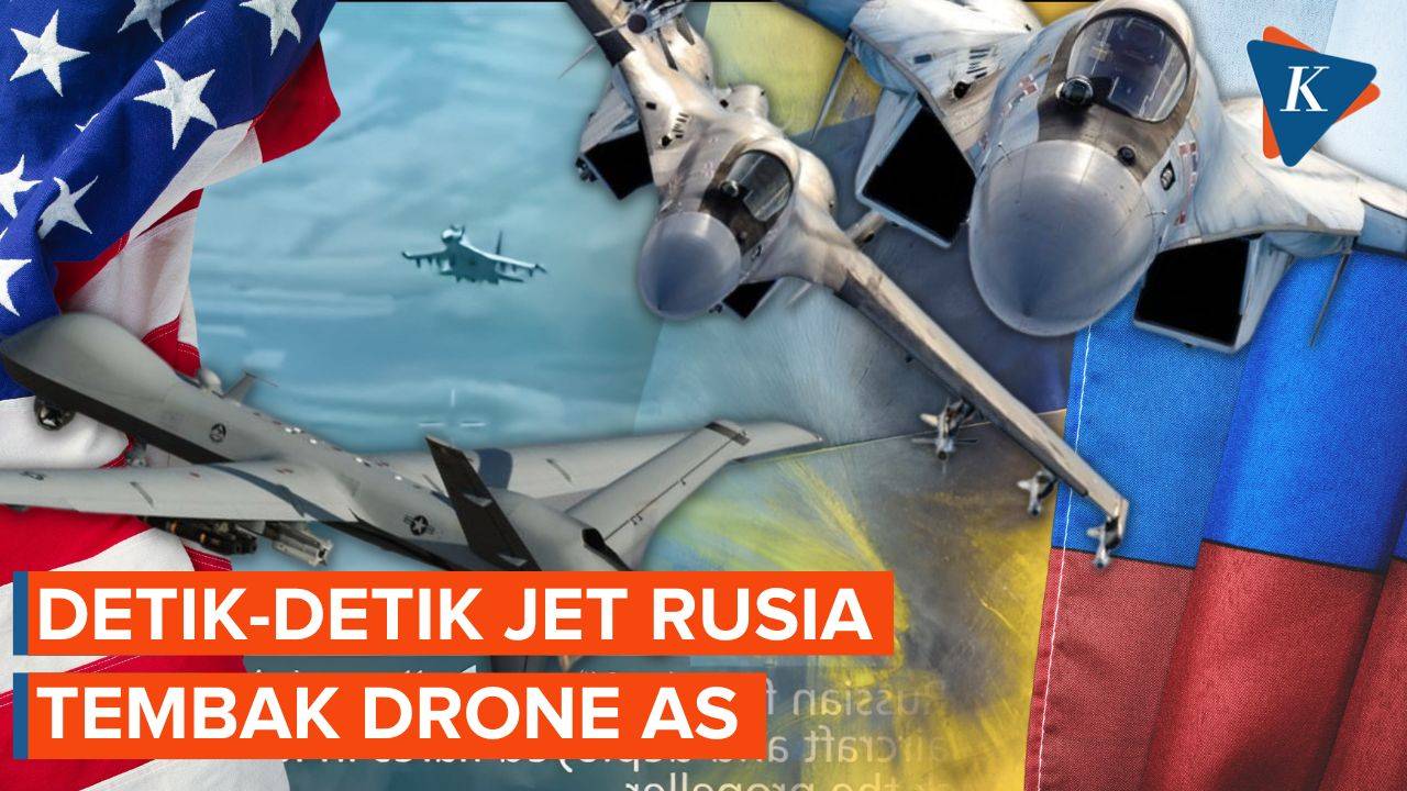 Penampakan Jet Tempur Rusia Pepet Drone AS di Atas Suriah - Kompascom ...