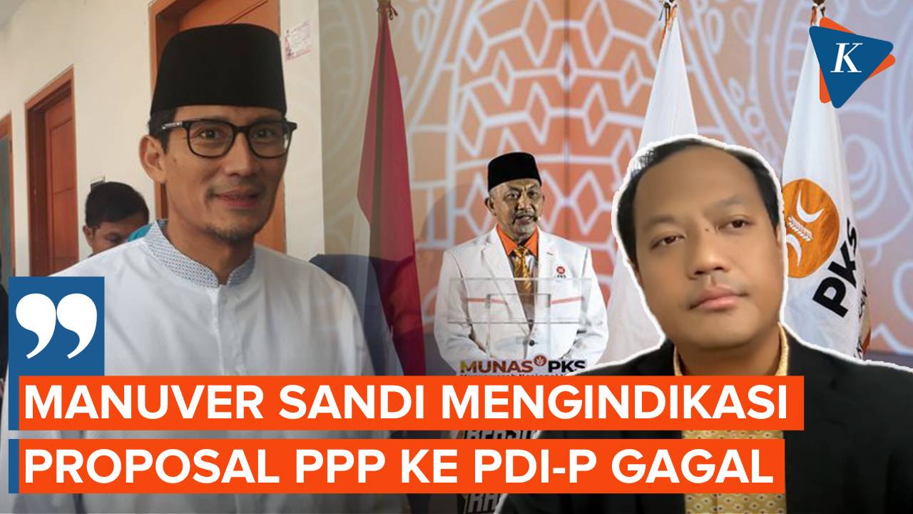 Sandiaga Uno Berpaling ke PKS, Pengajuan Proposal Cawapres PPP ke PDI-P ...