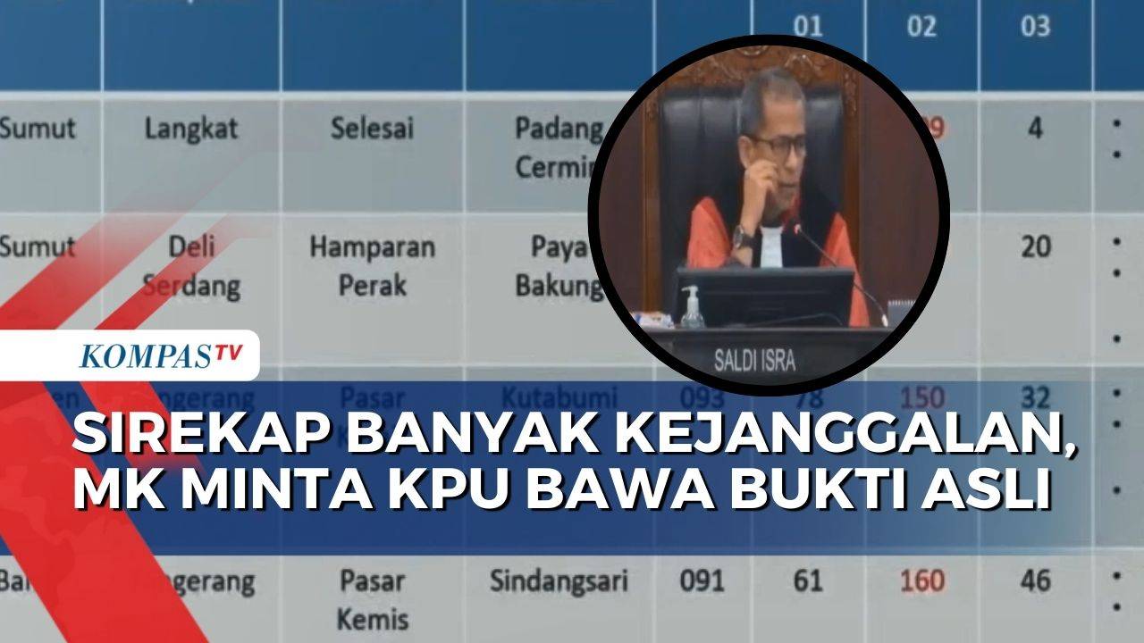 Saksi Tim AMIN Temukan Kejanggalan Sirekap, MK Minta KPU Bawa Bukti Asli - Kompas TV | Vidio