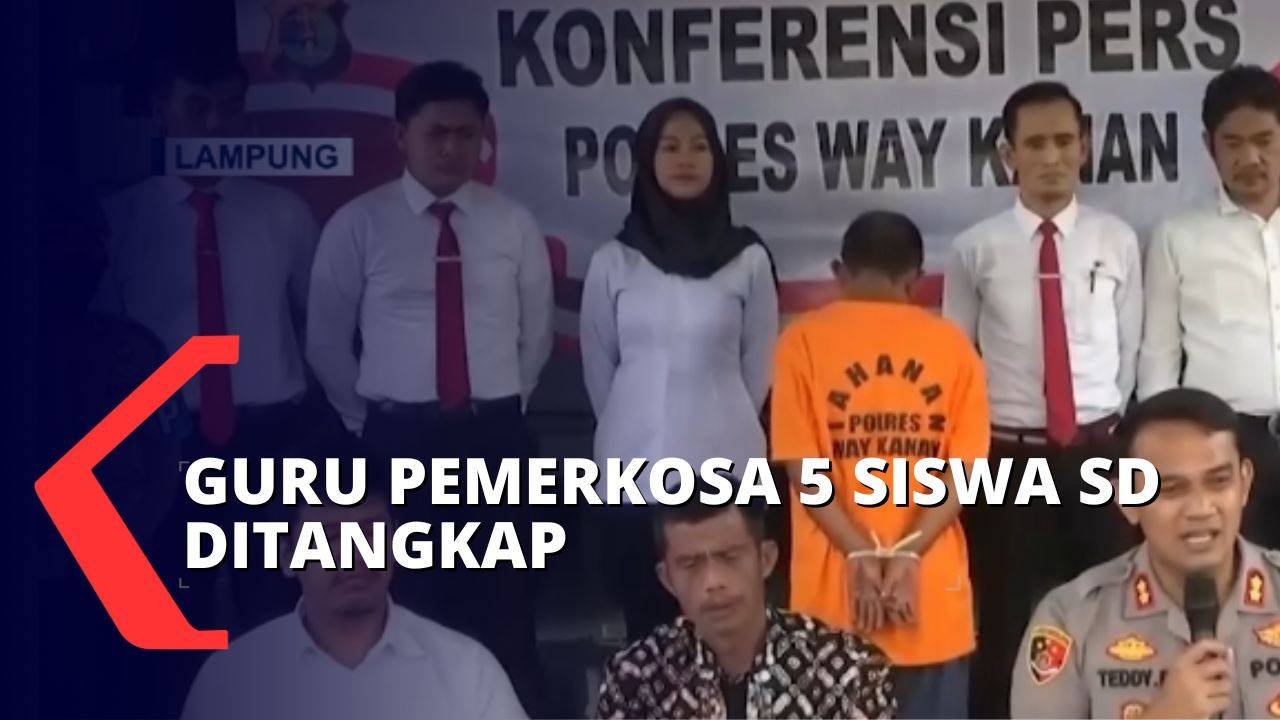 Oknum PNS Pemerkosa 5 Siswa di Lampung Ditangkap, Pelaku Diancam 20 ...