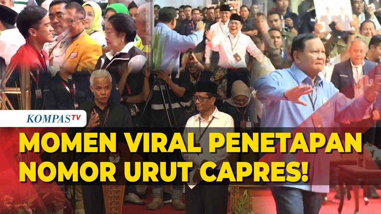 Deret Momen Viral Penetapan Nomor Urut Capres: Prabowo Joget hingga ...