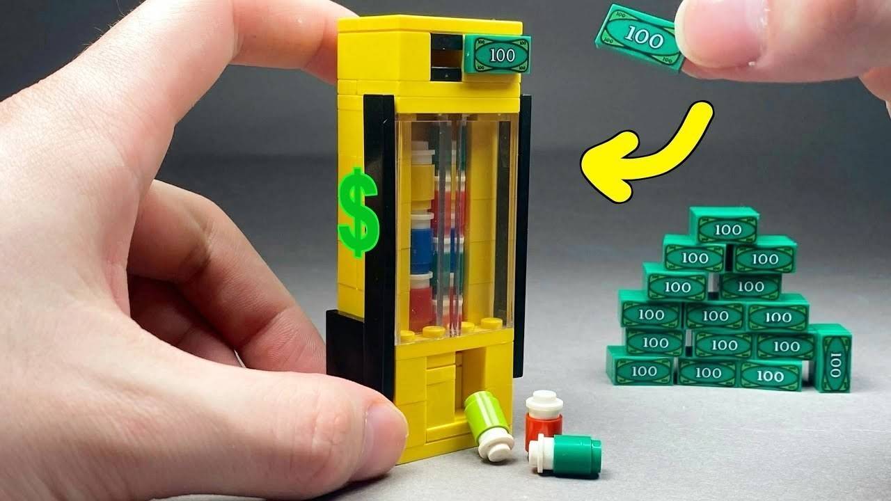 Cara membuat Mesin Penjual Otomatis Lego Kaca | Vidio