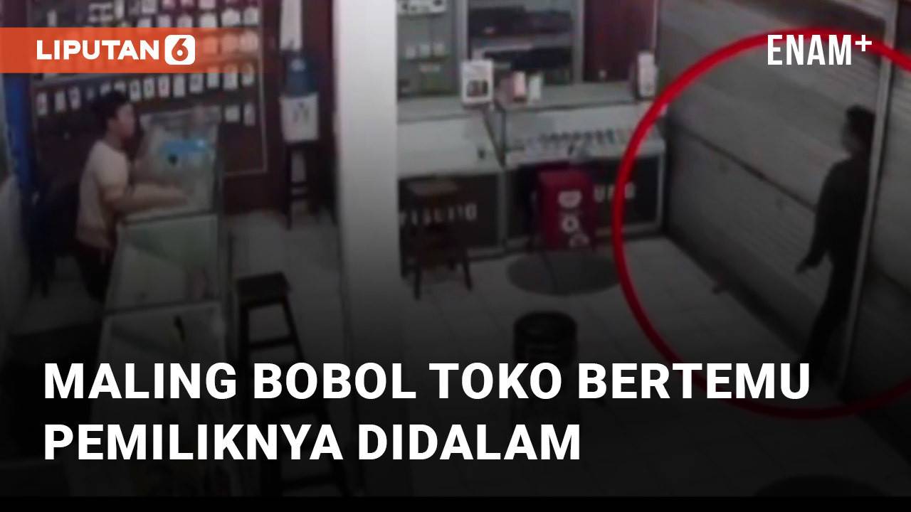 Apes, Aksi Maling Bobol Toko Bertemu Pemiliknya Didalam - LiputanEnam ...