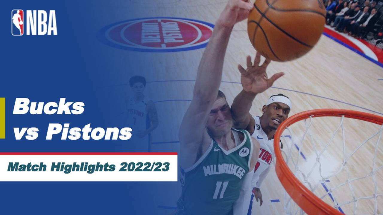 Match Highlights | Milwaukee Bucks vs Detroit Pistons | NBA Regular Season 2022/23 | Vidio