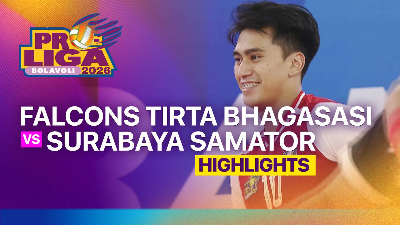 Putra: Medan Falcons Tirta Bhagasasi vs Surabaya Samator - Highlight ...