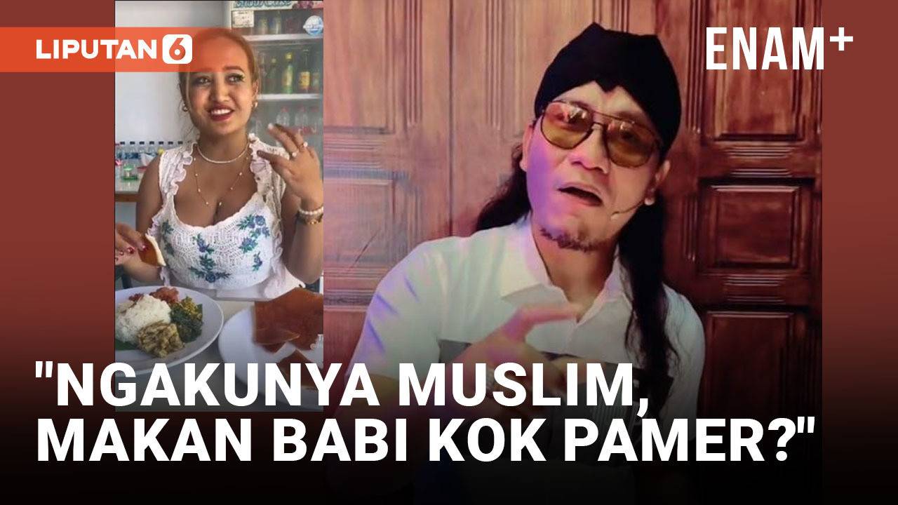 Konten Makan Babi Lina Mukherjee Dikritik Gus Miftah - liputan6.com | Vidio