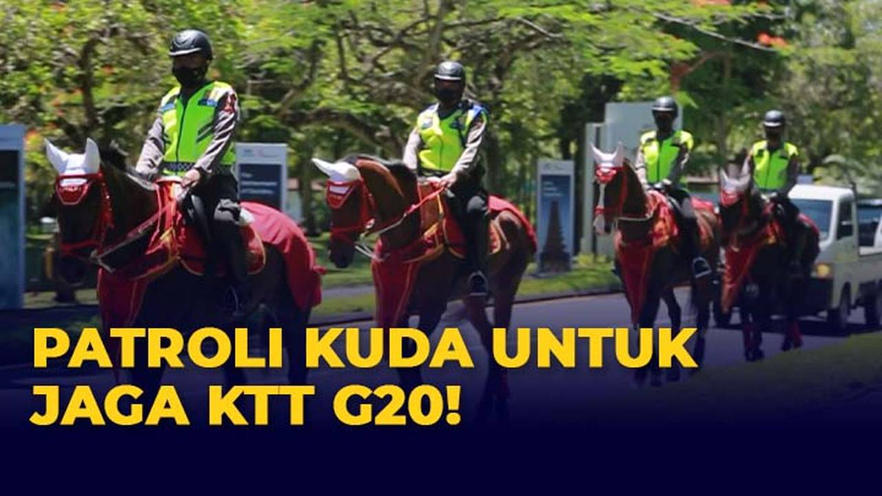 Polri Terjunkan Patroli Berkuda untuk Amankan KTT G20 Bali - Kompas TV ...