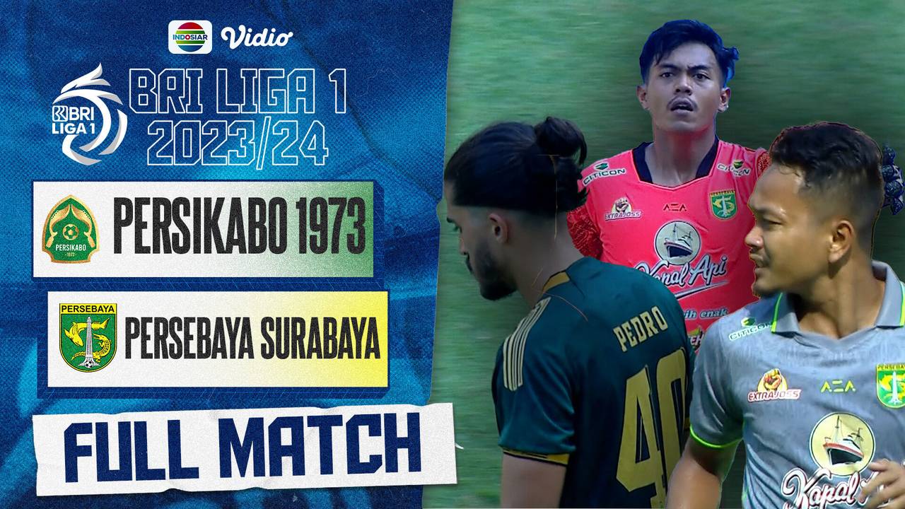 Persikabo 1973 Vs Persebaya Surabaya - Full Match | BRI Liga 1 2023/24 ...