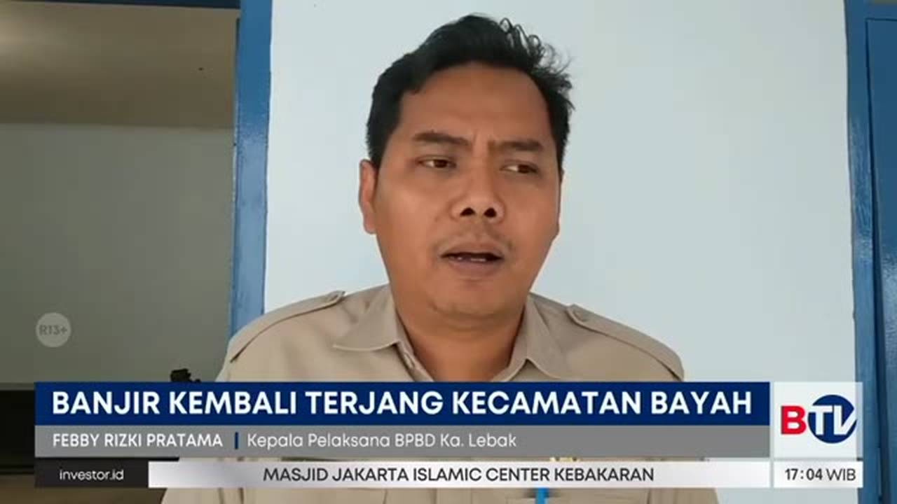 Banjir Kembali Rendam Dua Desa di Lebak - BTV | Vidio