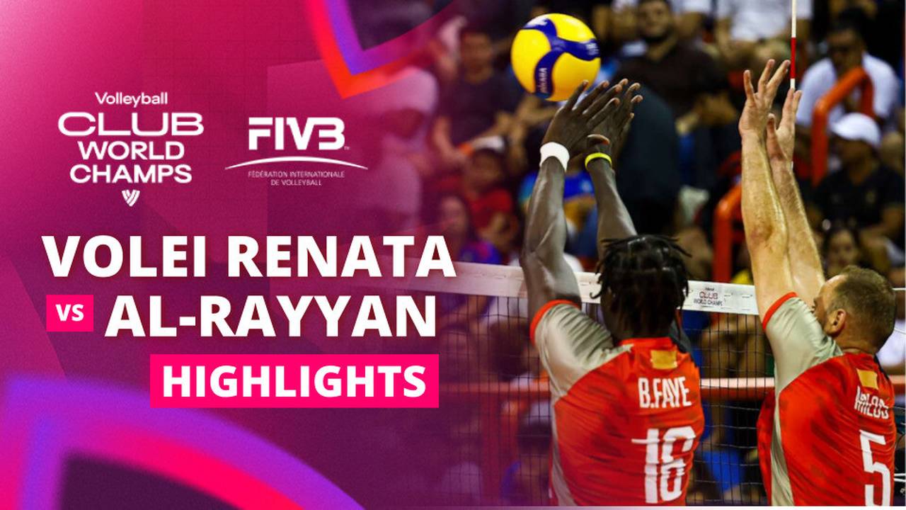 Volei Renata vs Al-Rayyan Sports Club - Highlight | FIVB Men's ...