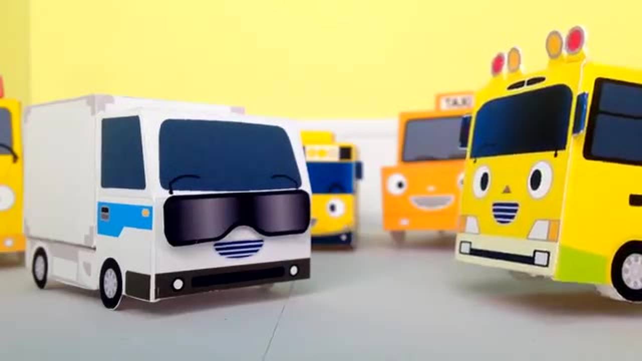 Tayo's Paper Toy Songs - Ep 01 - Hello, nice to meet you (2022) | Vidio