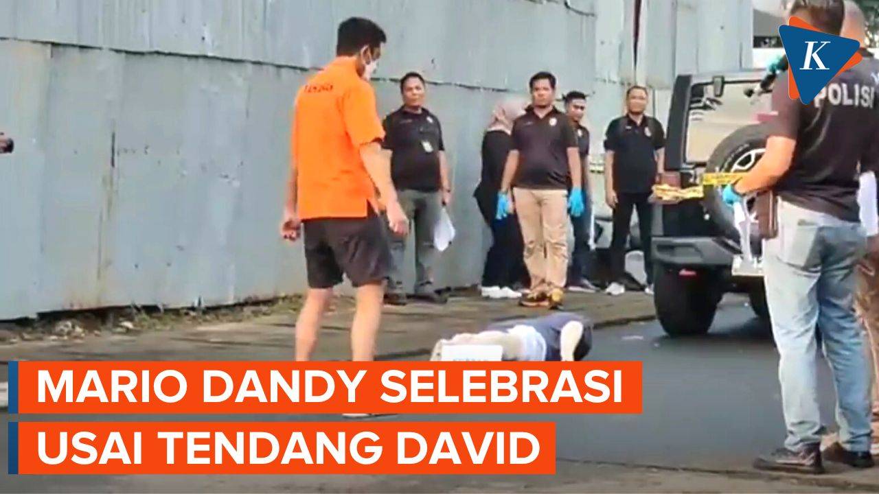 Mario Dandy Peragakan Selebrasi ala Cristiano Ronaldo Usai Aniaya David - Kompascom | Vidio