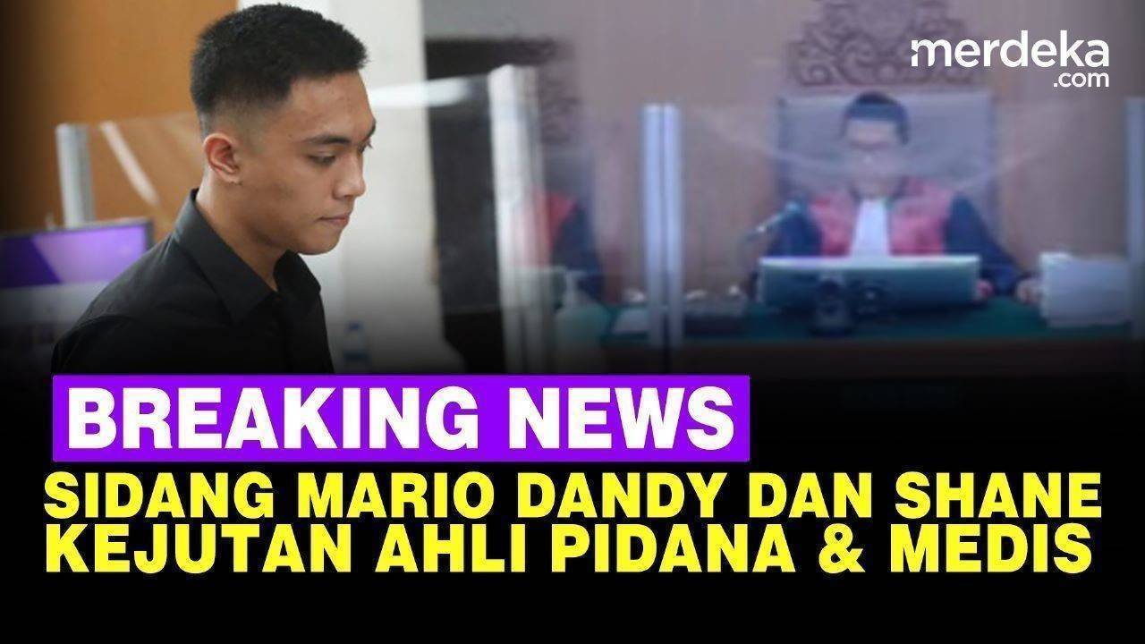 Sidang Mario Dandy dan Shane Lukas, Blak-blakan Ahli Pidana dan Medis - merdeka | Vidio