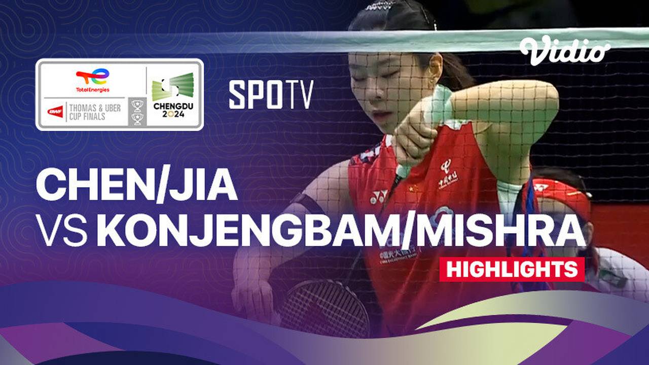 Chen Qing Chen/Jia Yi Fan (CHN) vs Priya Konjengbam/Shruti Mishra (IND) - Highlights | Uber Cup ...