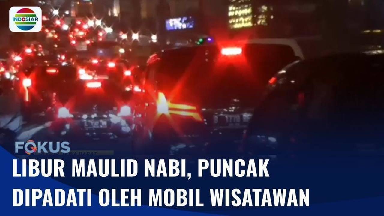 Libur Maulid Nabi, Kawasan Puncak Mulai Dipadati Mobil Pengunjung ...