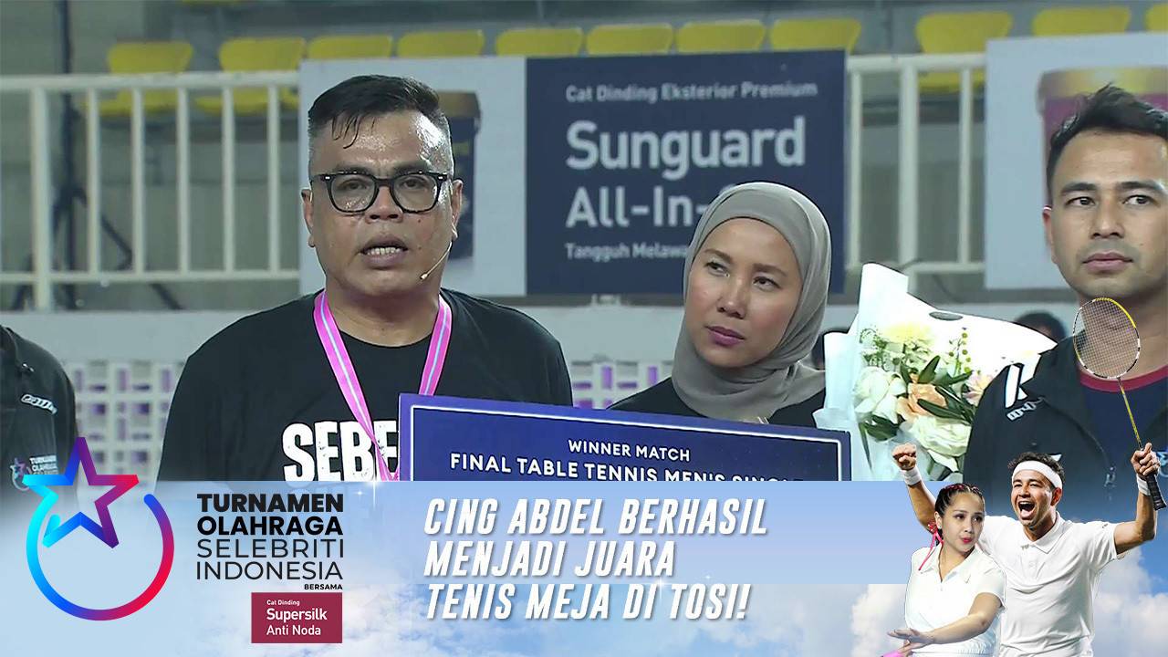 SELAMAT! Cing Abdel Berhasil Menjadi Juara Tenis Meja di TOSI ...