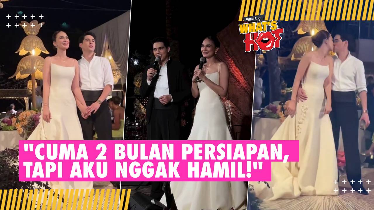 Wedding Speech Luna Maya Saat Resepsi Nikah Juga Di Umur 41 Tahun, Tapi ...