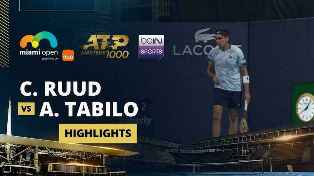 C. Ruud vs A. Tabilo - Highlights | Miami Open presented by Itau 2025 ...