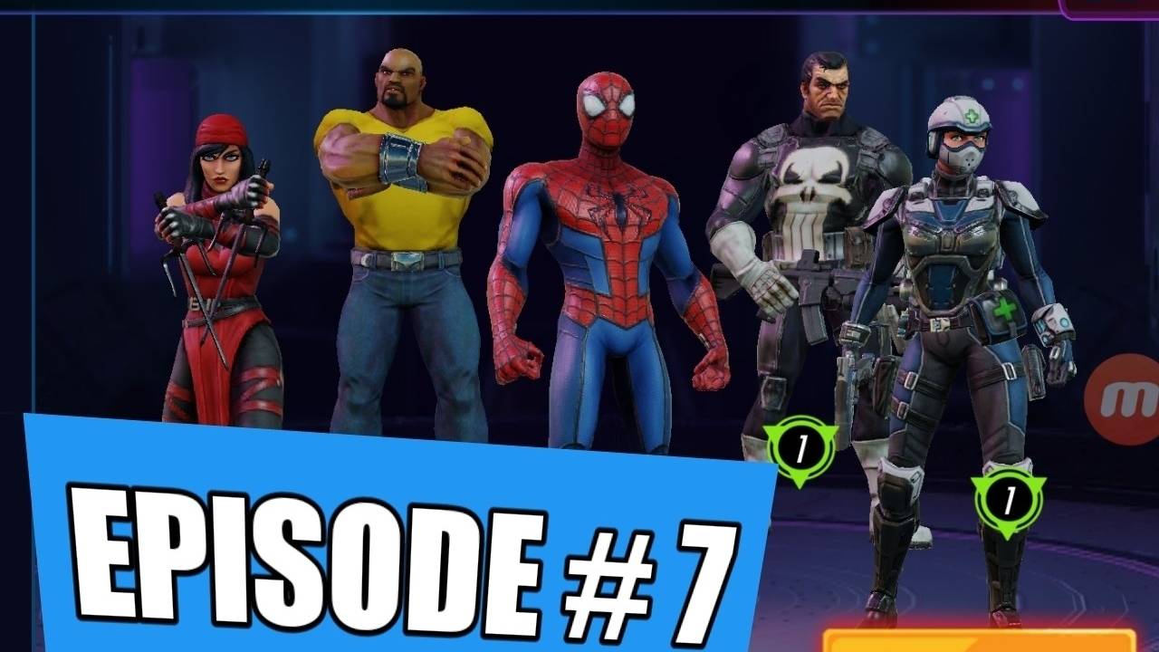 Episode #7,Marvel Strike Force,Spidernan dan team Melawan pasukan Kree ...