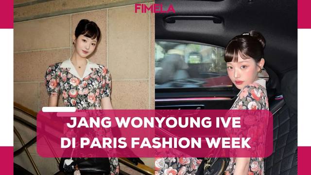 Jang Wonyoung IVE Pancarkan Pesona ala Audrey Hepburn di Paris Fashion Week | Enamplus