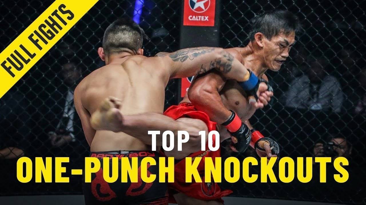 Top 10 One Punch Knockouts One Full Fights Vidio