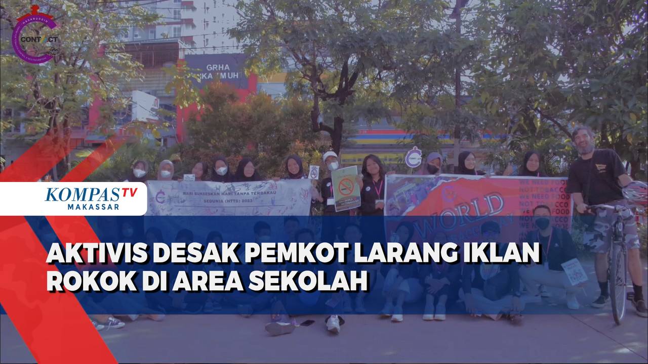 Aktivis Desak Pemkot Larang Iklan Rokok Di Area Sekolah - Kompas TV | Vidio