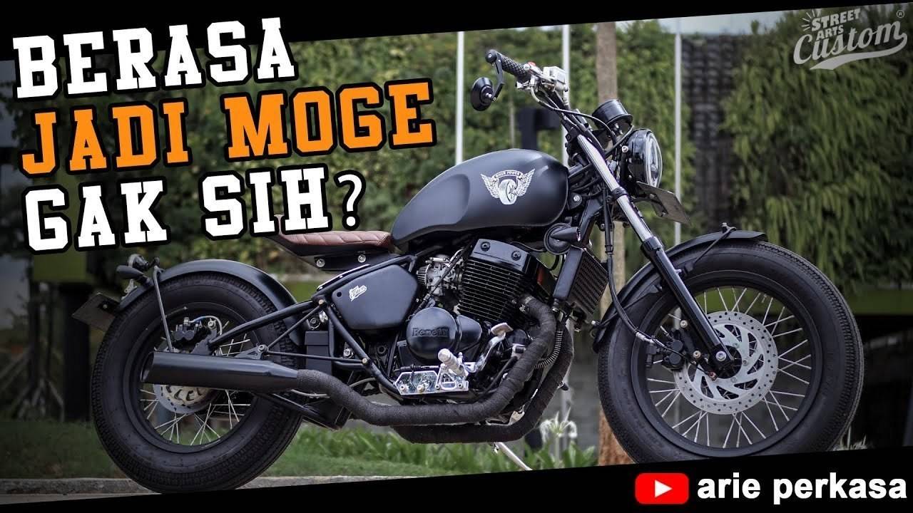 Modifikasi benelli PE250 bobber style