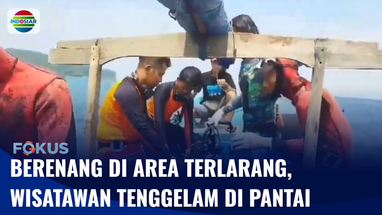 Berenang di Area Terlarang, Wisatawan Tenggelam Terseret Arus di Pantai ...