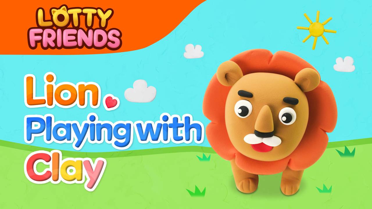 Lotty Friends - Playing with Clay with Lotty Friends - Lion (2024) | Vidio
