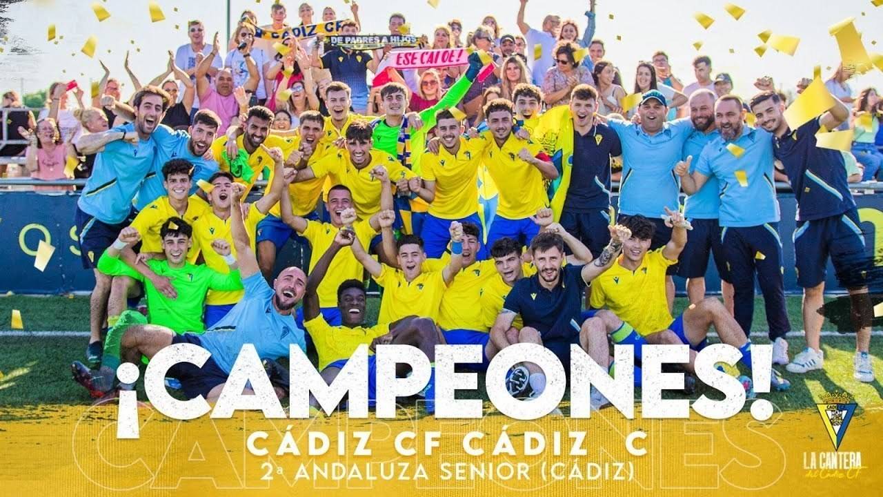 Cadiz C is proclaimed champion of the 2nd Andalusian Senior | Cadiz ...