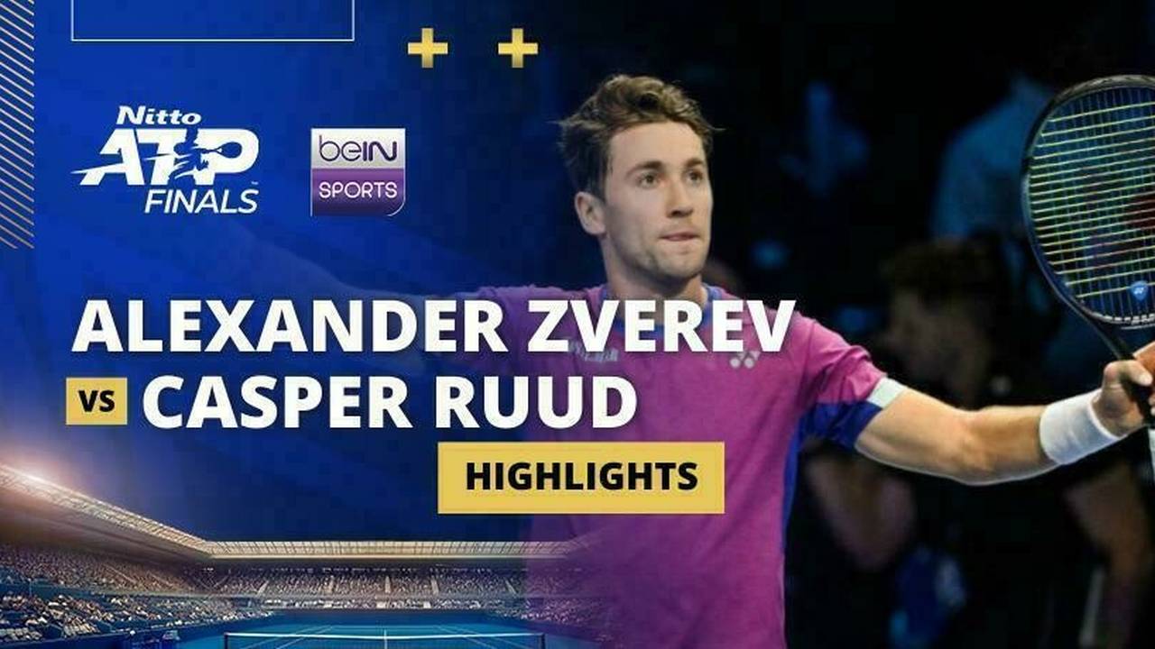 Alexander Zverev vs Casper Ruud - Highlights | Nitto ATP Finals 2024