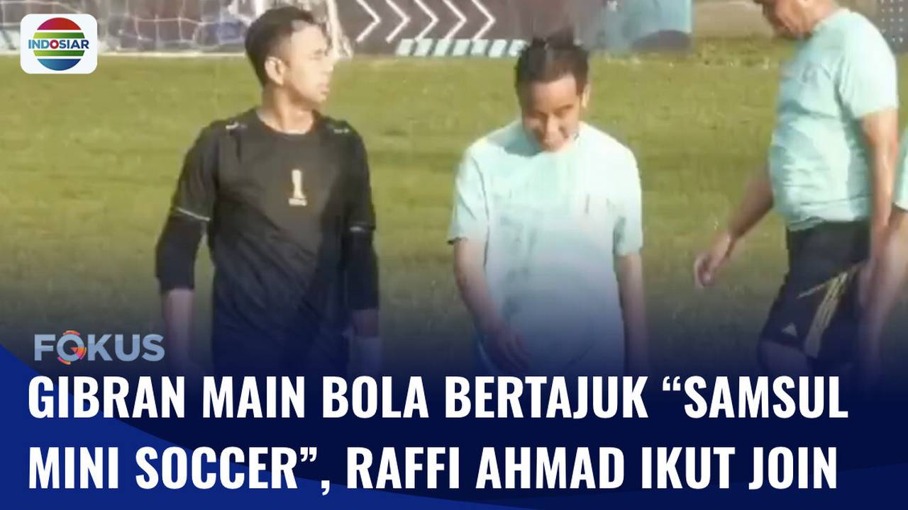 Gibran Main Bola Bersama Legenda Sepak Bola Maluku Bertajuk "Samsul ...
