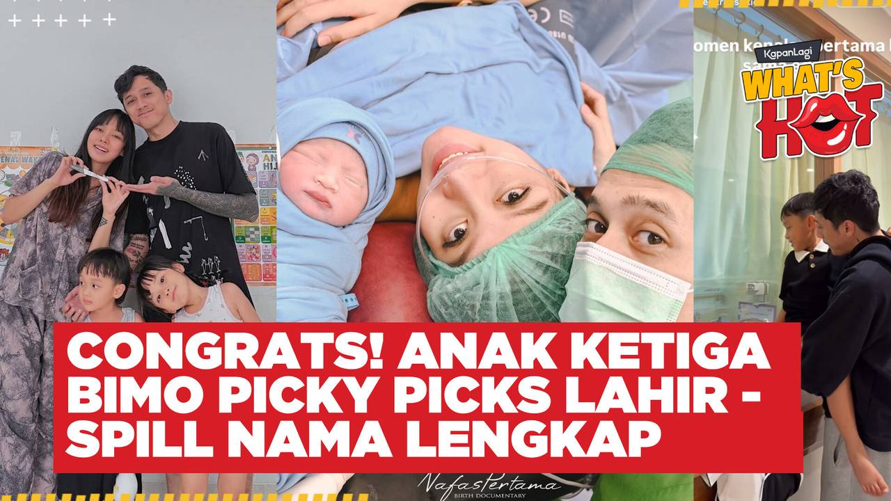 Congrats! Bimo Picky Picks dan Irene Agustine Rayakan Kelahiran Anak Ketiga