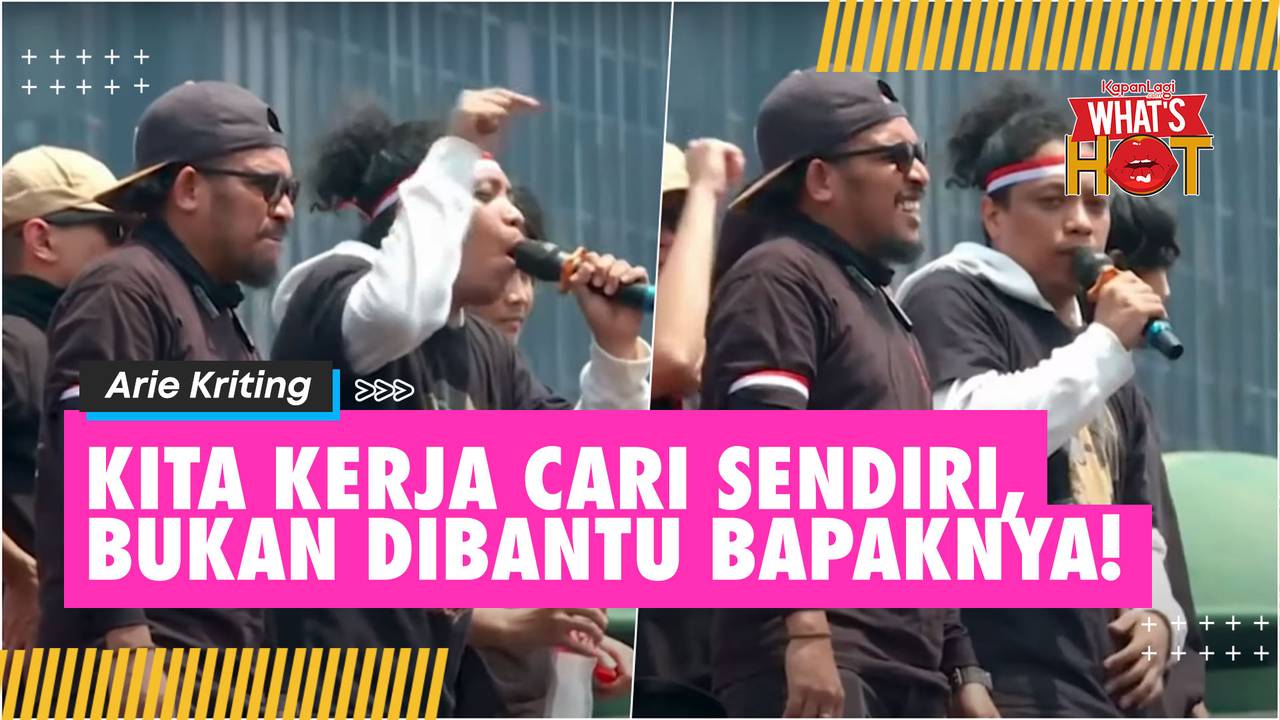 Tanpa Sensor! Orasi Arie Kriting, Abdur Arsyad, Hingga Bintang Emon Di Depan Gedung DPR | Vidio