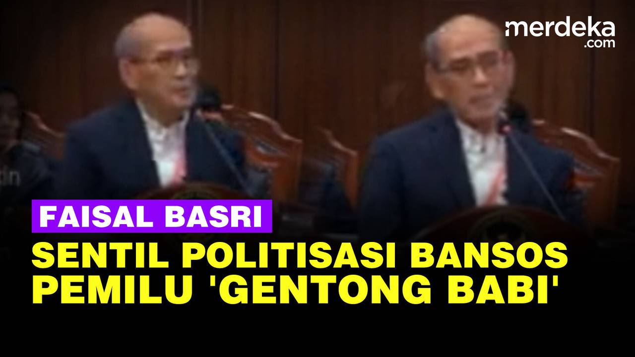 Faisal Basri Bongkar Politisasi Bansos Pemilu Singgung 'Gentong Babi ...