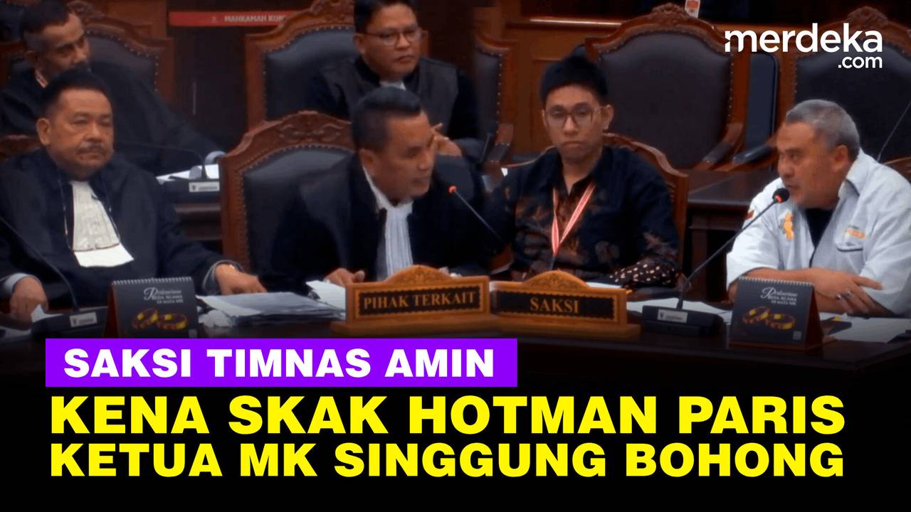 Hotman Paris Skak Saksi Timnas AMIN, Ketua MK Wanti-Wanti Jangan ...