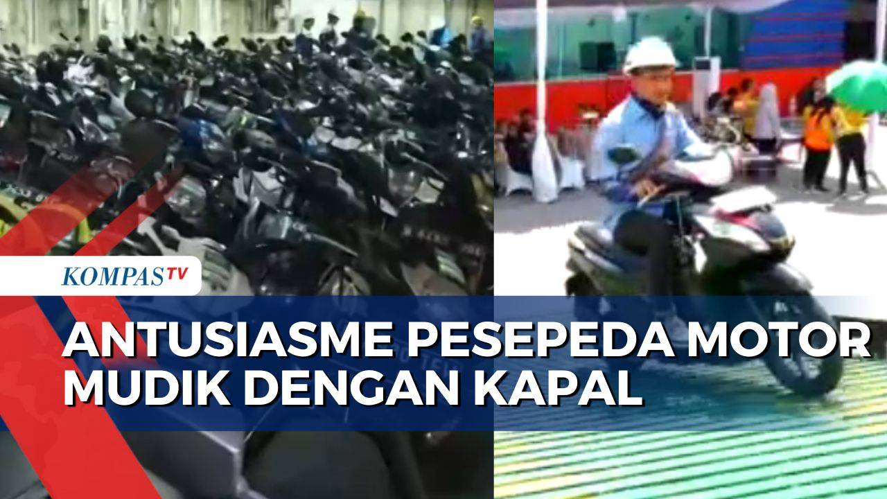 Alasan Pesepeda Motor Pilih Mudik dengan Kapal dari Jakarta Menuju ...