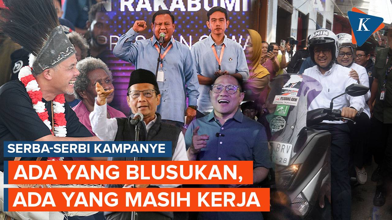 Anies Blusukan Di Jakarta Ganjar Ke Papua Dan Prabowo Masih Kerja