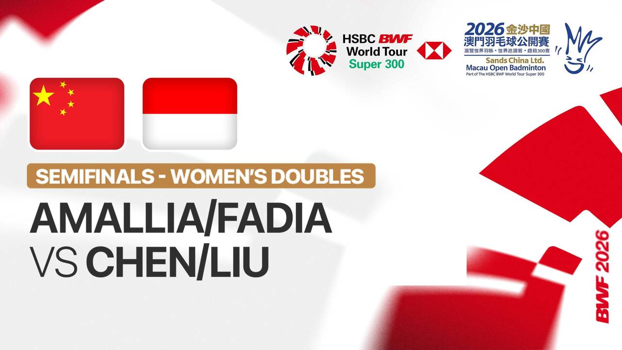 Amallia Cahaya Pratiwi/Siti Fadia Silva Ramadhanti (INA) vs Chen Fan ...