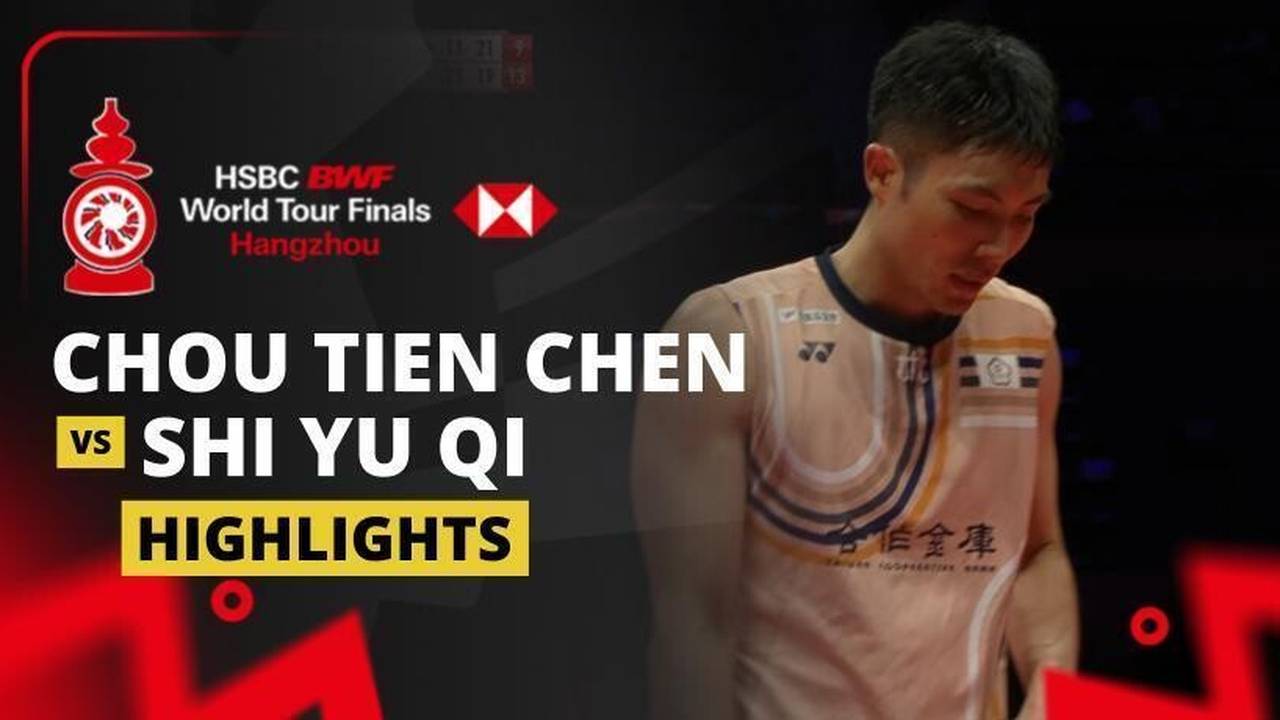 Chou Tien Chen (TPE) vs Shi Yu Qi (CHN) - Highlight | HSBC BWF World ...