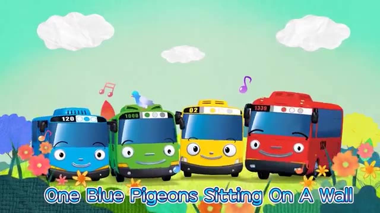 Tayo's Nursery Rhymes - Ep 09 - Three Blue Pigeons (2022)