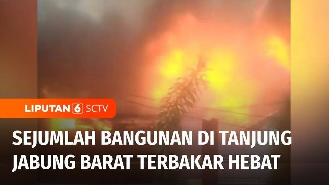 Rumah hingga Warung pada Kawasan Padat Penduduk di Tanjung Jabung Barat Terbakar | Liputan 6 ...
